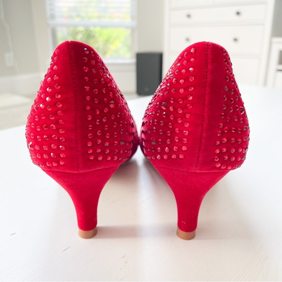 Mascotte | Shoes | Mascotte Red Embellished Heels Sunny2 B3 | Poshmark